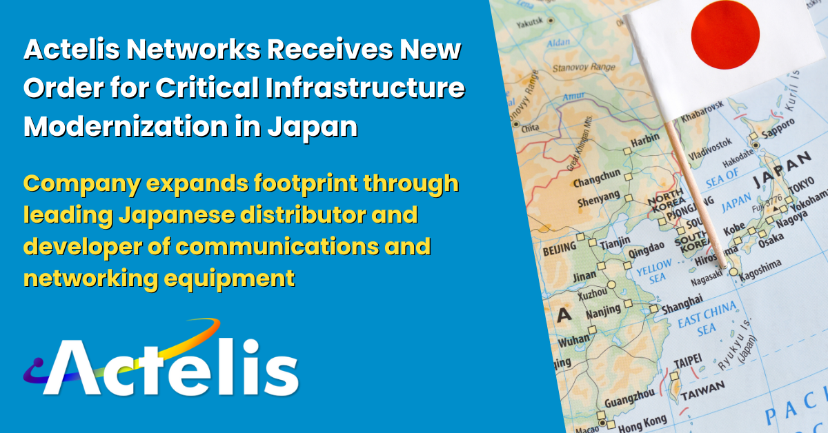 Actelis Networks Receives New Order for Critical Infrastructure ...