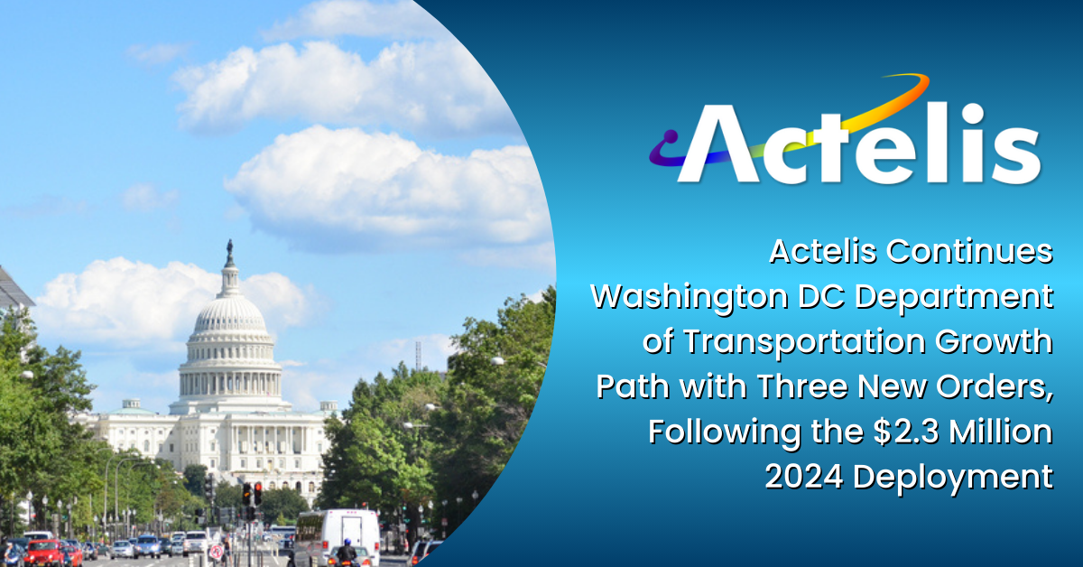 Actelis Networks Continues Washington DC Department of Transportation ...